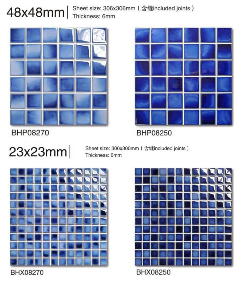 Custom Swimming Pool Mosaic Tiles Designs | TAI-DECOR®
