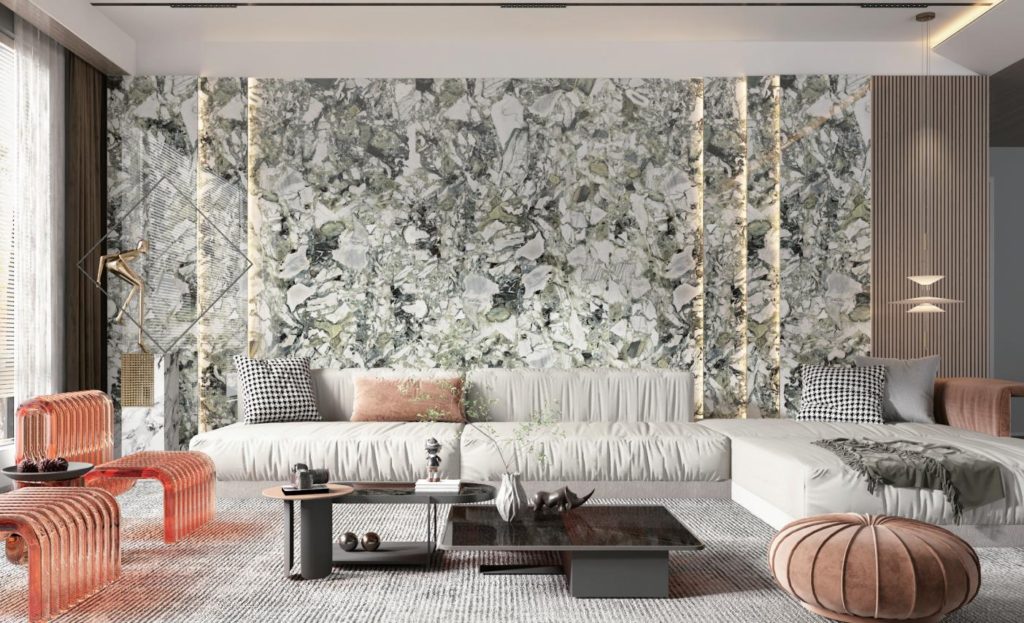 Cold Jade Sintered Stone Slab | TAI-DECOR®